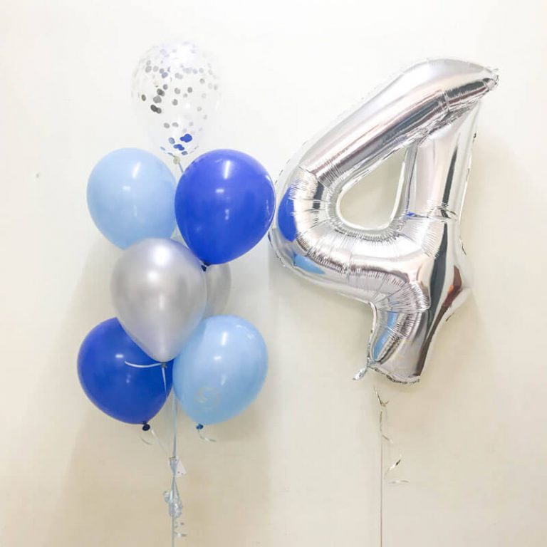Number Balloon Bouquet | Partylicious