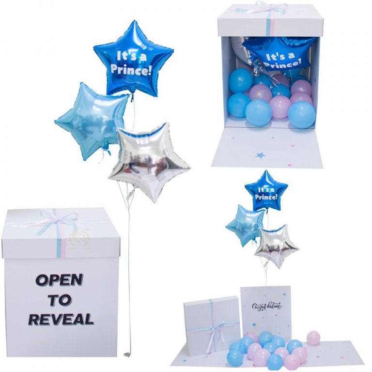Gender Reveal Surprise Box | Partylicious