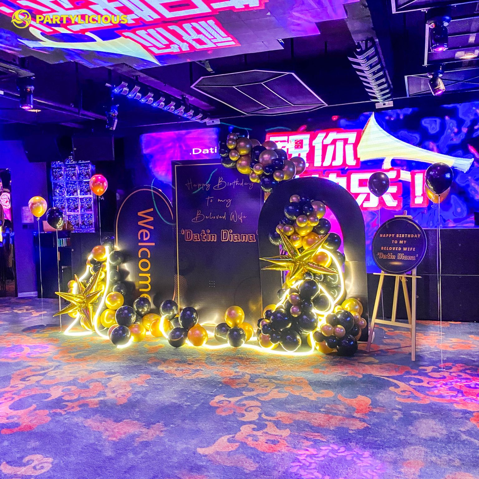Diva Foamboard Backdrop Package | Partylicious