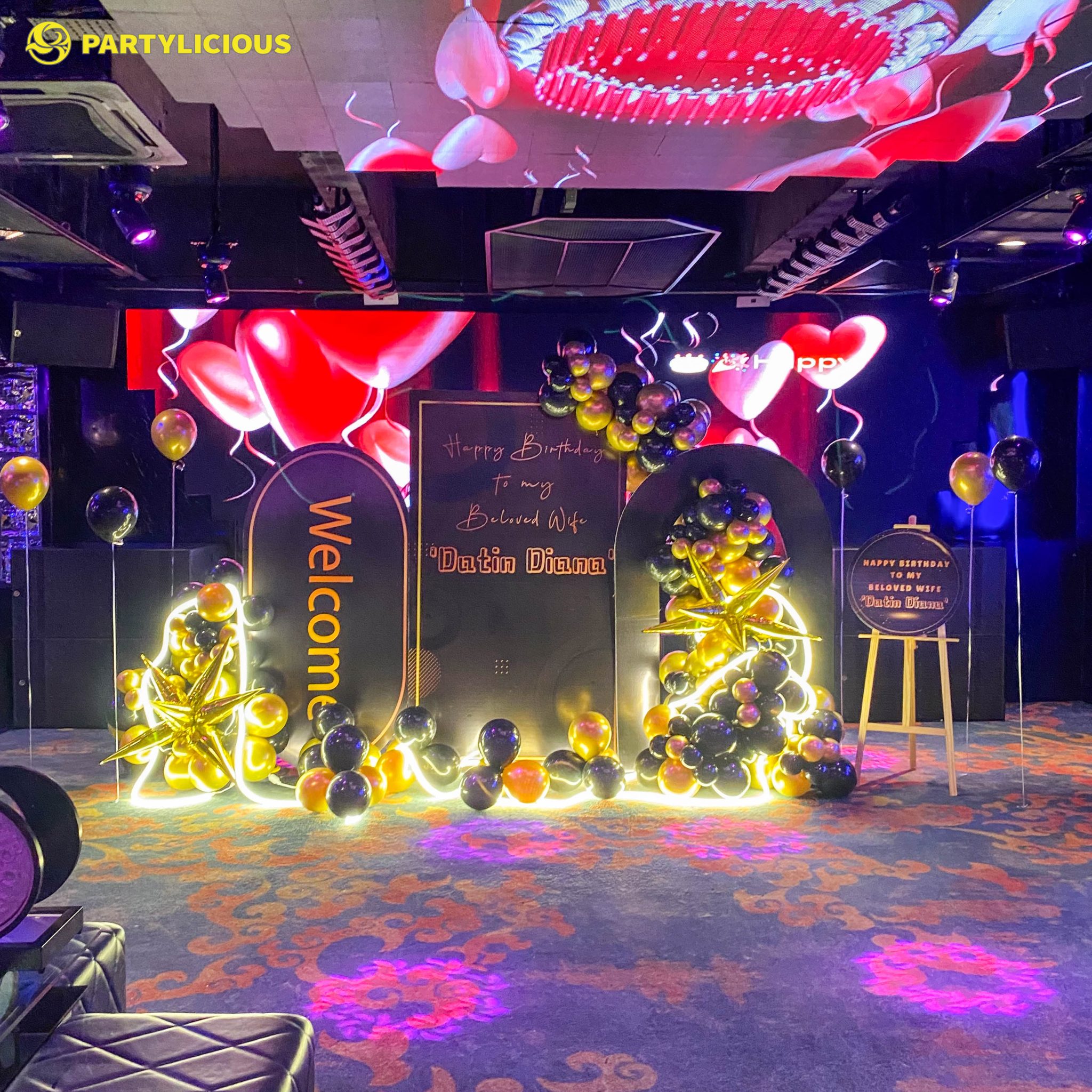 Diva Foamboard Backdrop Package | Partylicious